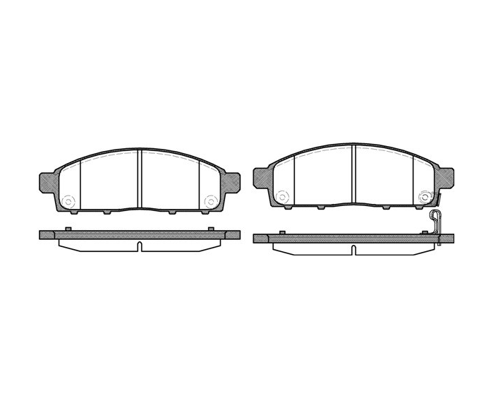 Mitsubishi PAD SET,FR BRAKE | part number - 4605A198 – Lings All Make Parts